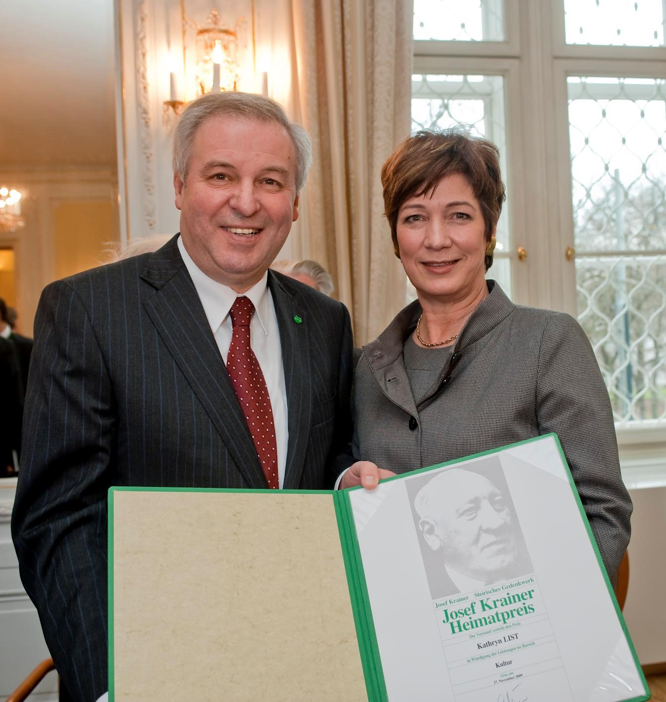 „Josef-Krainer-Heimatpreise 2009“ verliehen - Kommunikation - Land Steiermark